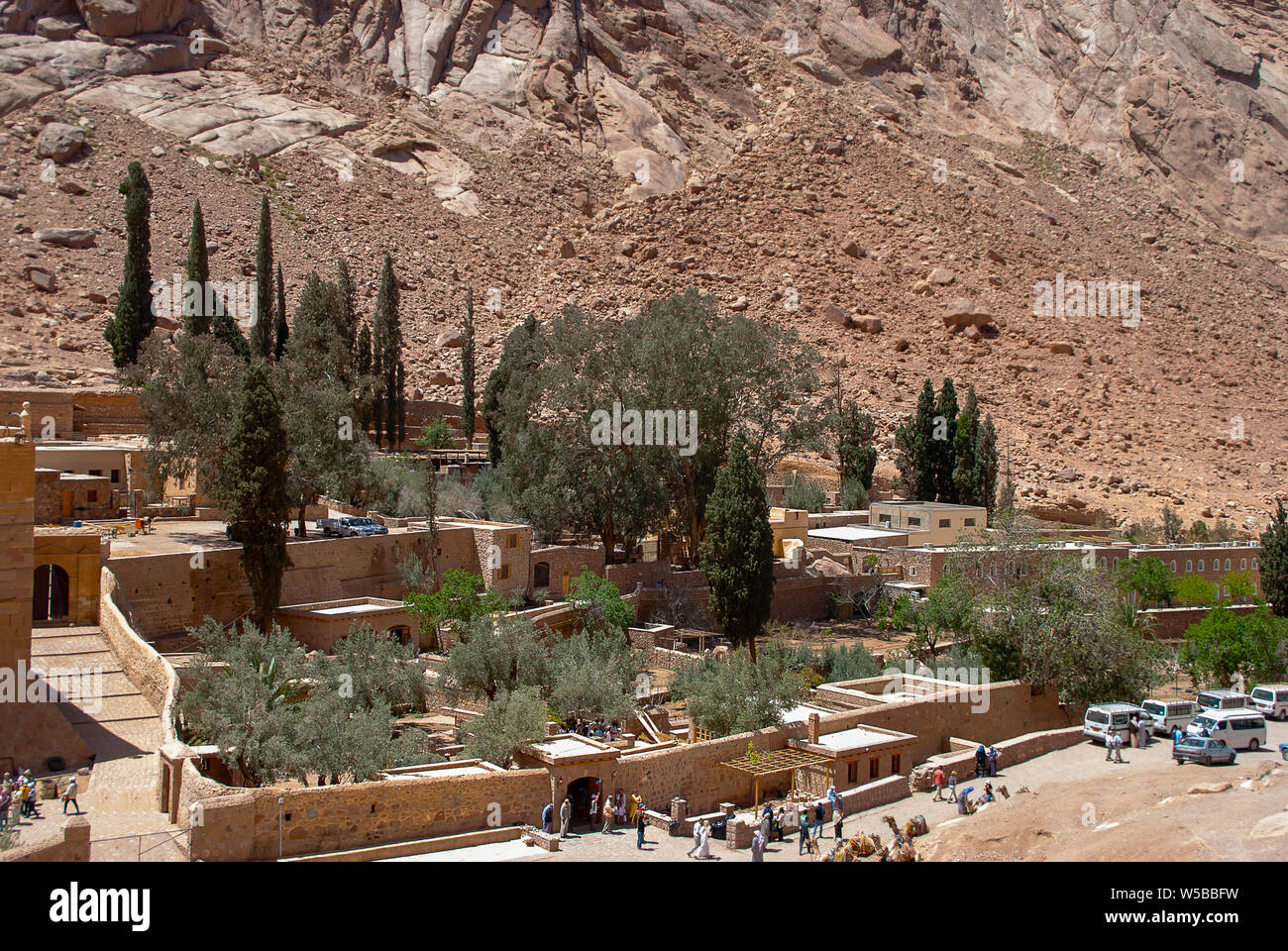 St Catherine's Monastery near Mount Sinai in Egypt Stock Photo - Alamy