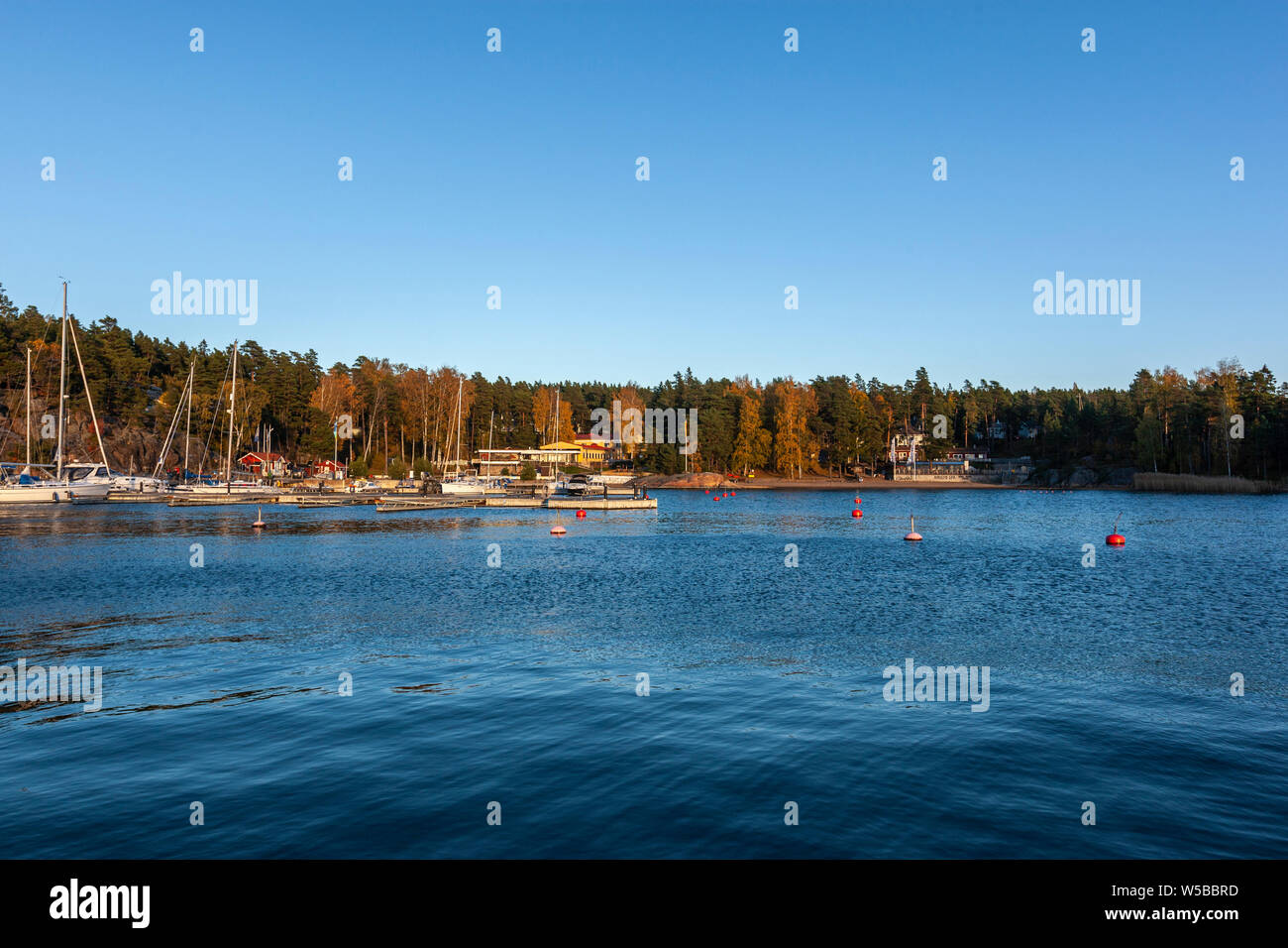 Sunset at beach in Pargas, Parainen, Finland Stock Photo - Alamy