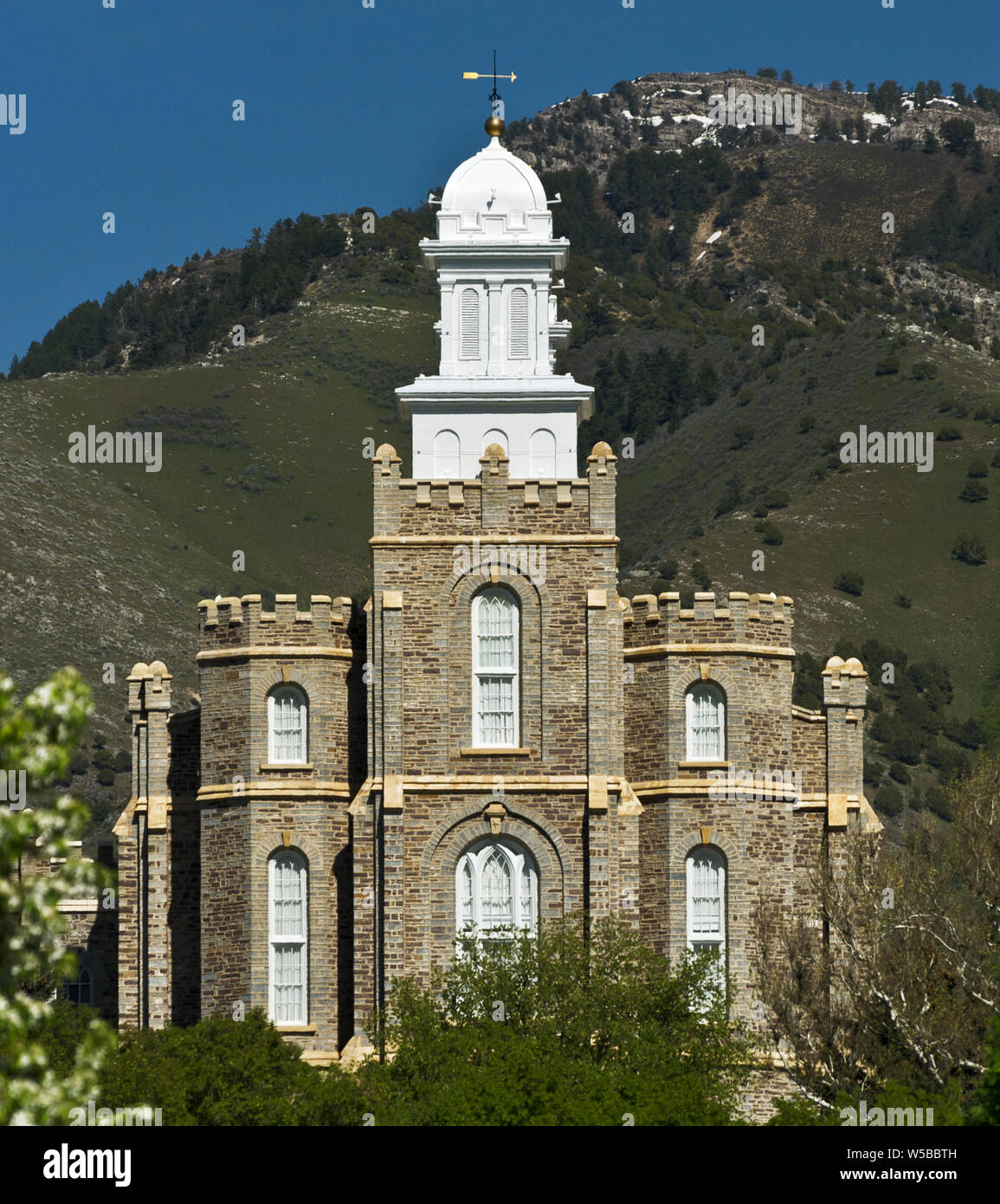 UT: Cache County, Logan Area, City of Logan, Logan Temple (Mormon), in ...