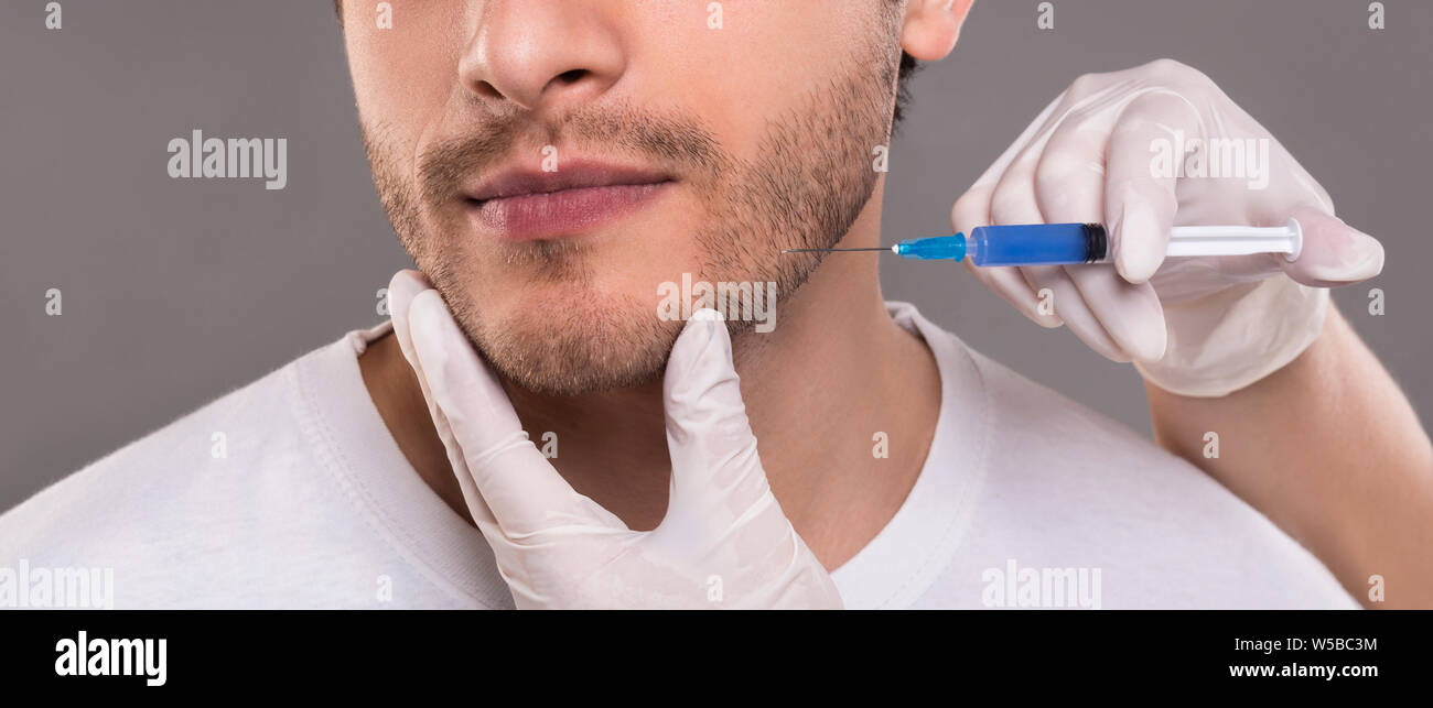 Beauty injection in skin adult hi-res stock photography and images - Alamy