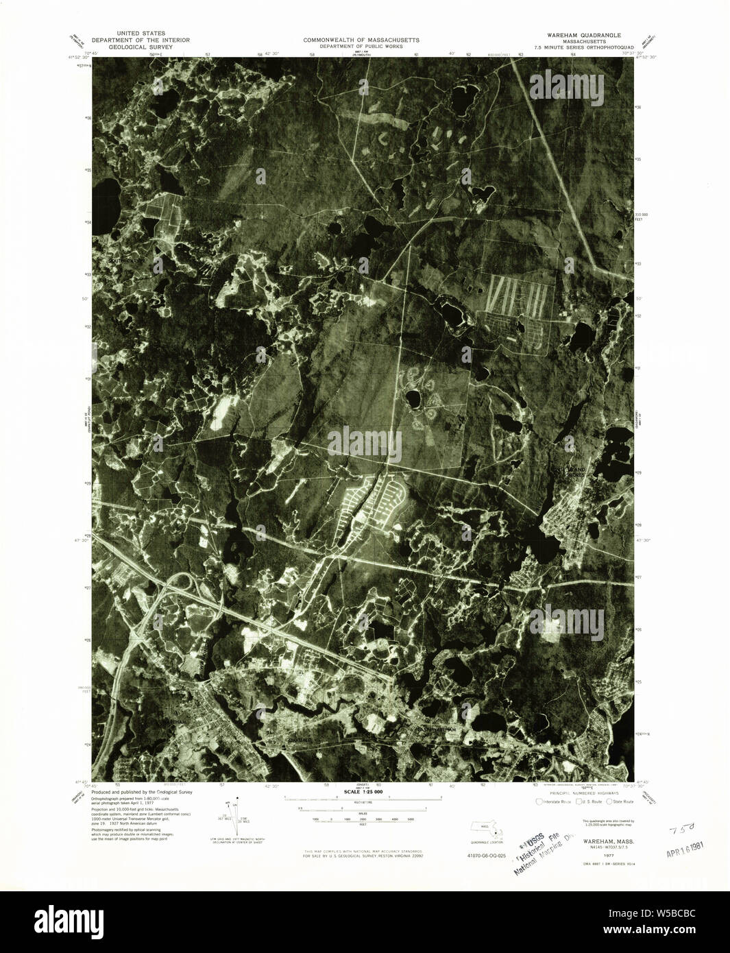 Map of wareham hi-res stock photography and images - Alamy