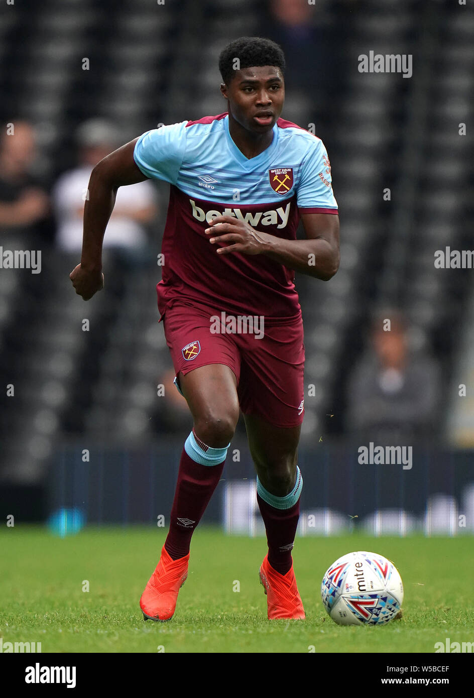 West Ham United's Ben Johnson Stock Photo - Alamy