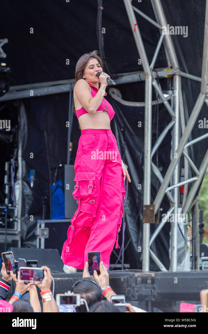 Walton-on-Thames, Sunday 21st July, 2019. The Barrio Fiesta London is ...