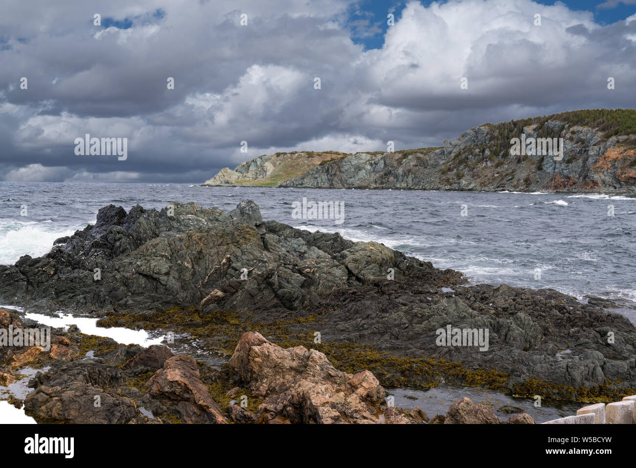 Beautiful rocky coastline in atlantic hi-res stock photography and ...