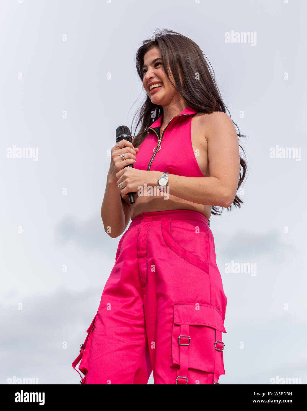 Walton-on-Thames, Sunday 21st July, 2019. The Barrio Fiesta London is ...