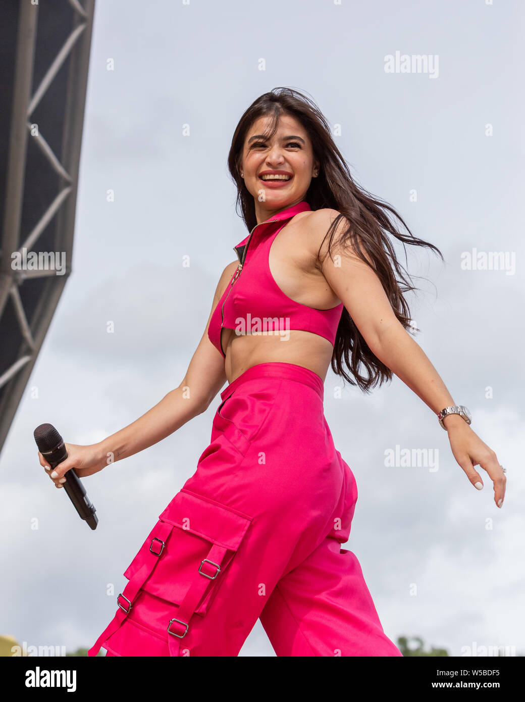 Walton-on-Thames, Sunday 21st July, 2019. The Barrio Fiesta London is ...