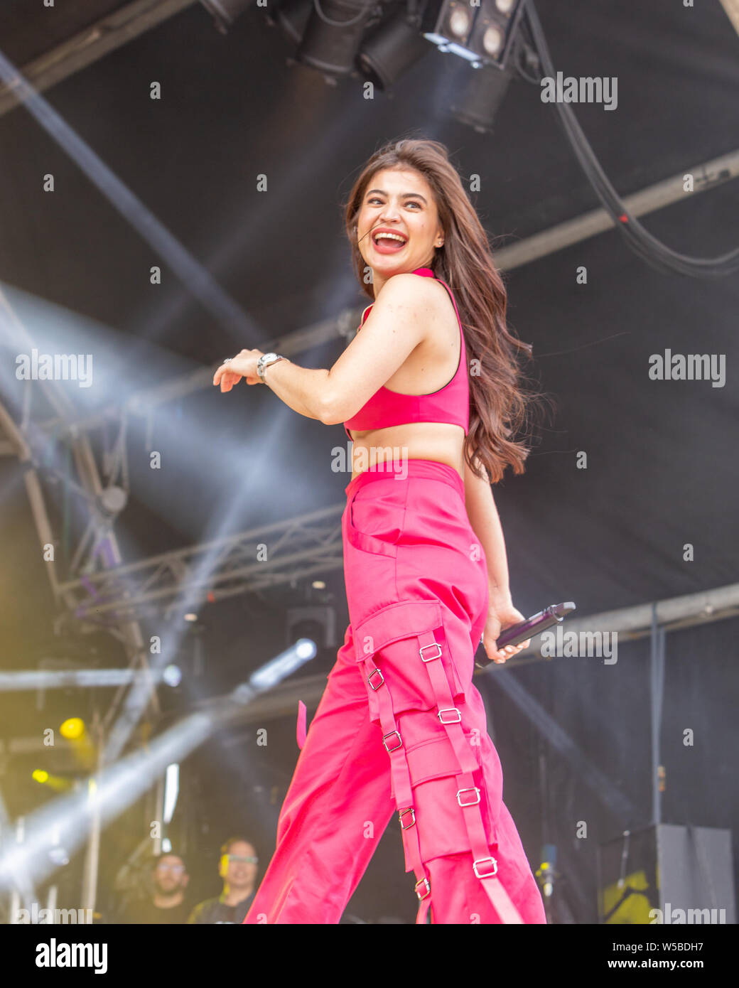 Walton-on-Thames, Sunday 21st July, 2019. The Barrio Fiesta London is ...