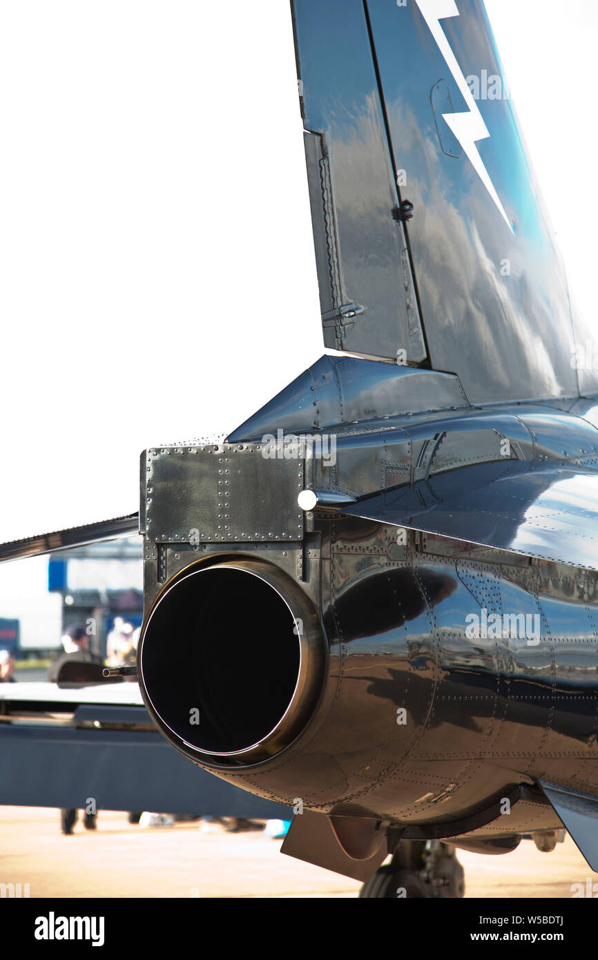 Tail of a Hawk Trainer on static display at the 2019 RIAT air show ...