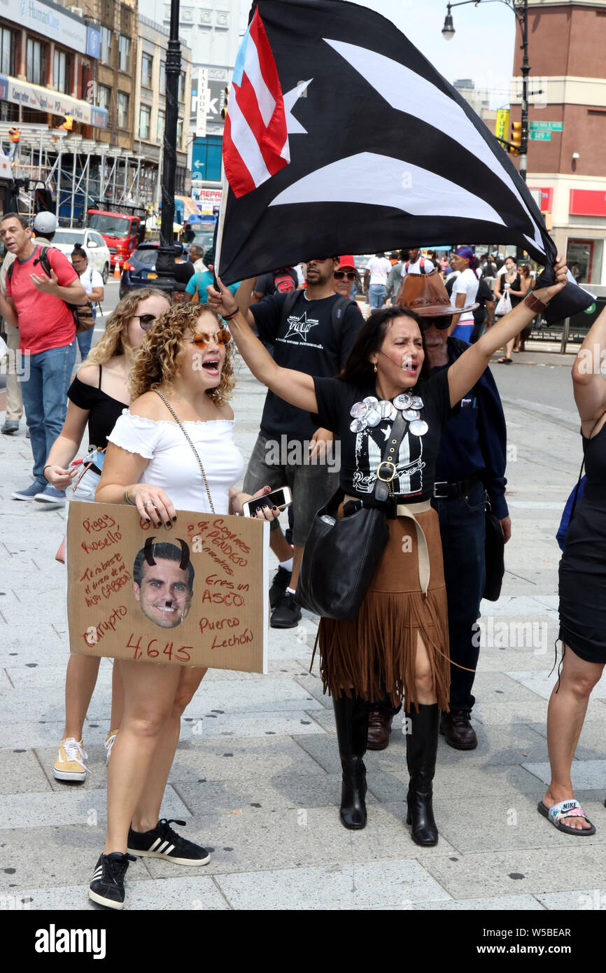 New York, USA. 27th July, 2019. On the week of the 121st. anniversary ...