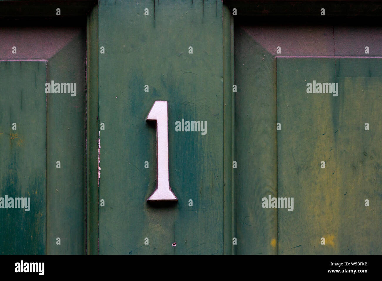 House Numbers 1 High Resolution Stock Photography and Images - Alamy