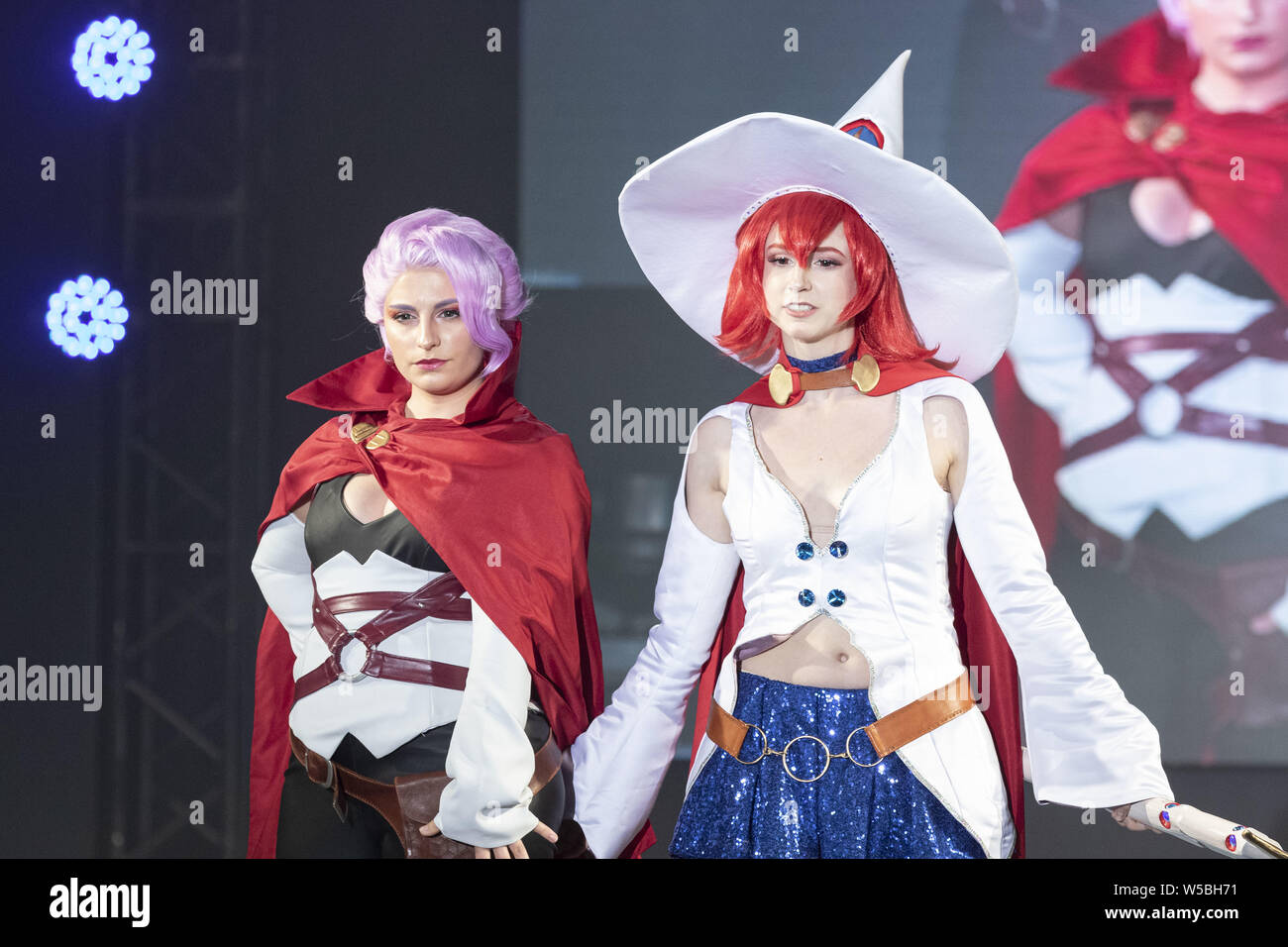 Tokyo, Japan. 27th July, 2019. Competitors (from Belgium) perform ...