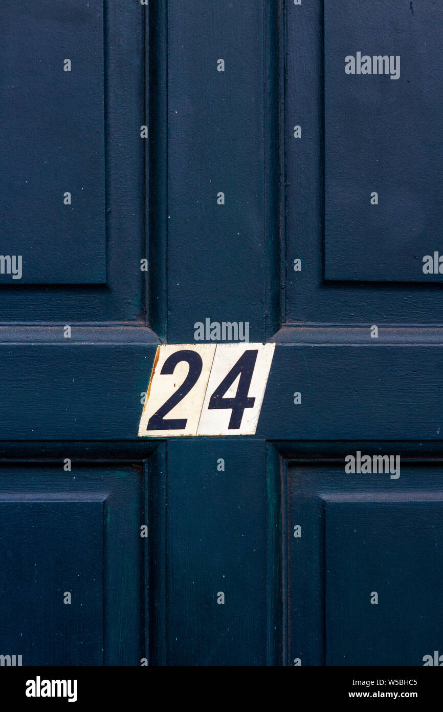 24 Door Number House High Resolution Stock Photography and Images - Alamy