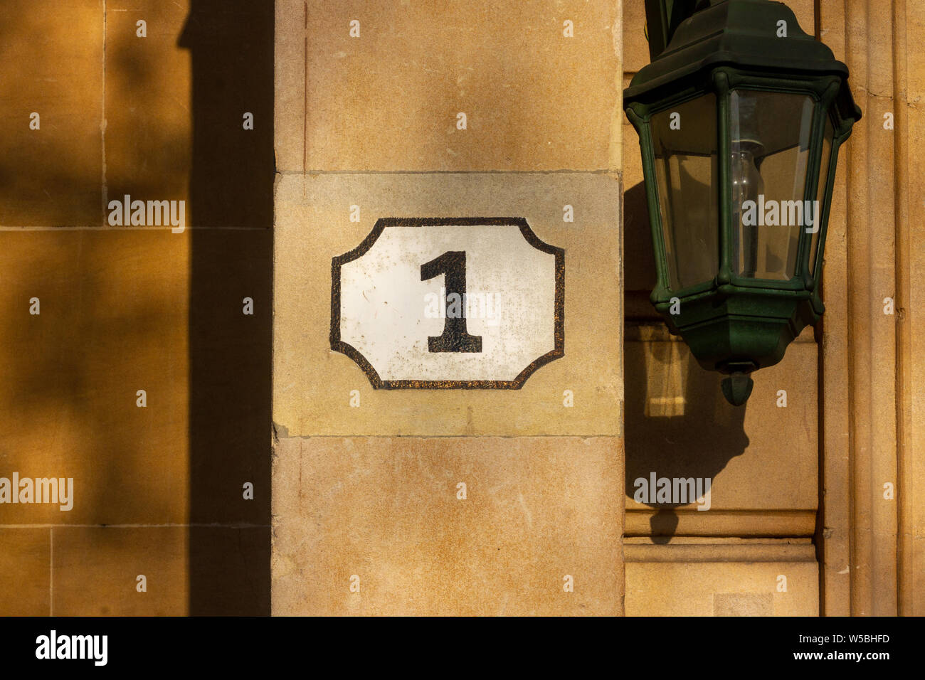 House Numbers 1 High Resolution Stock Photography and Images - Alamy