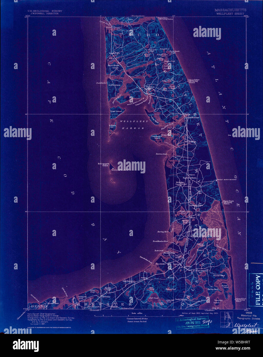 Map of wellfleet hi-res stock photography and images - Alamy