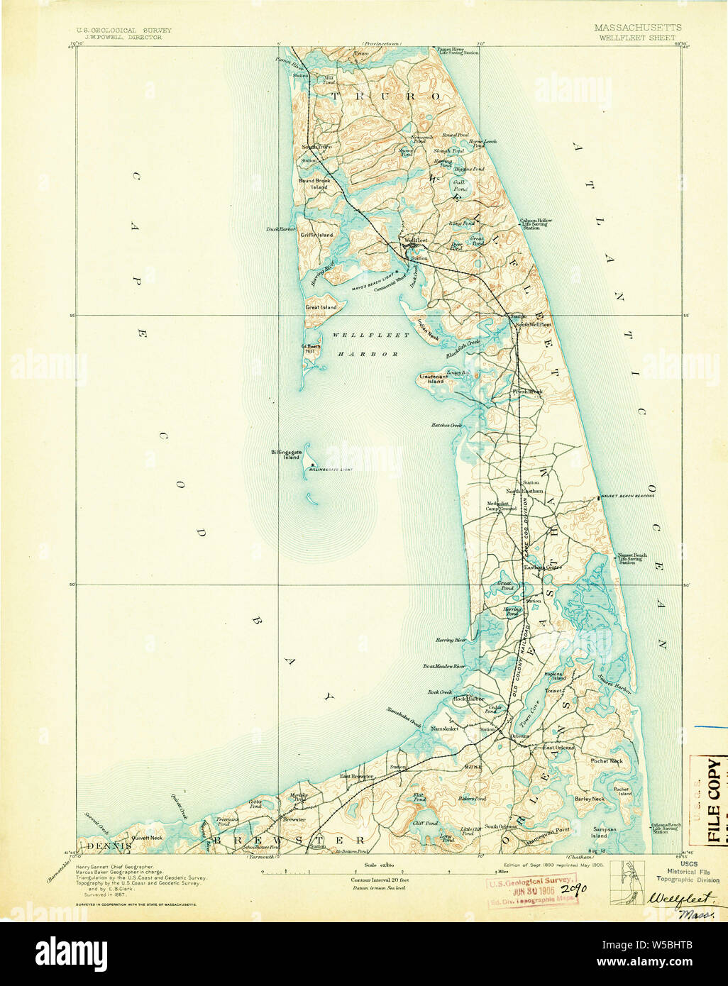 Map of wellfleet hi-res stock photography and images - Alamy