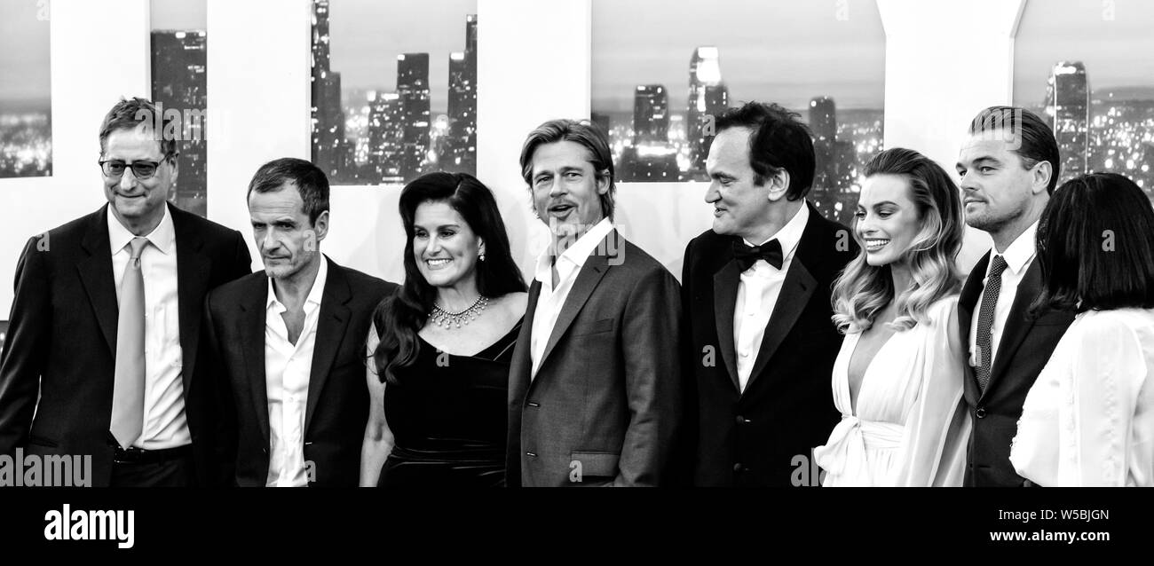 Los Angeles, CA - July 22, 2019: Tom Rothman, David Heyman, Shannon ...