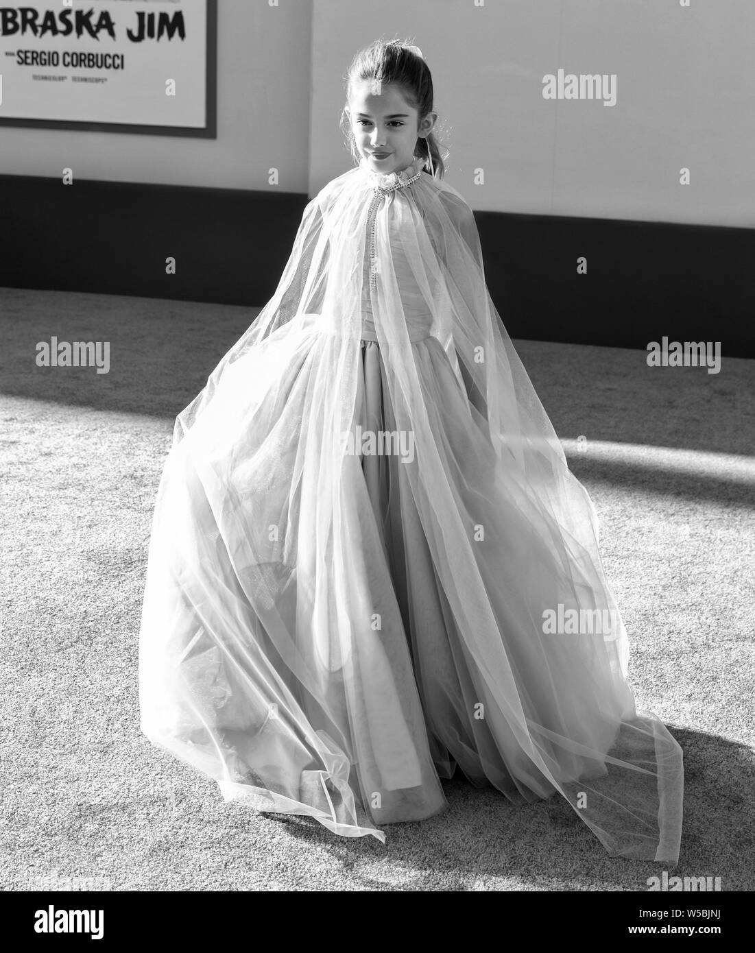 Los Angeles, CA - July 22, 2019: Julia Butters attends The Los Angeles ...