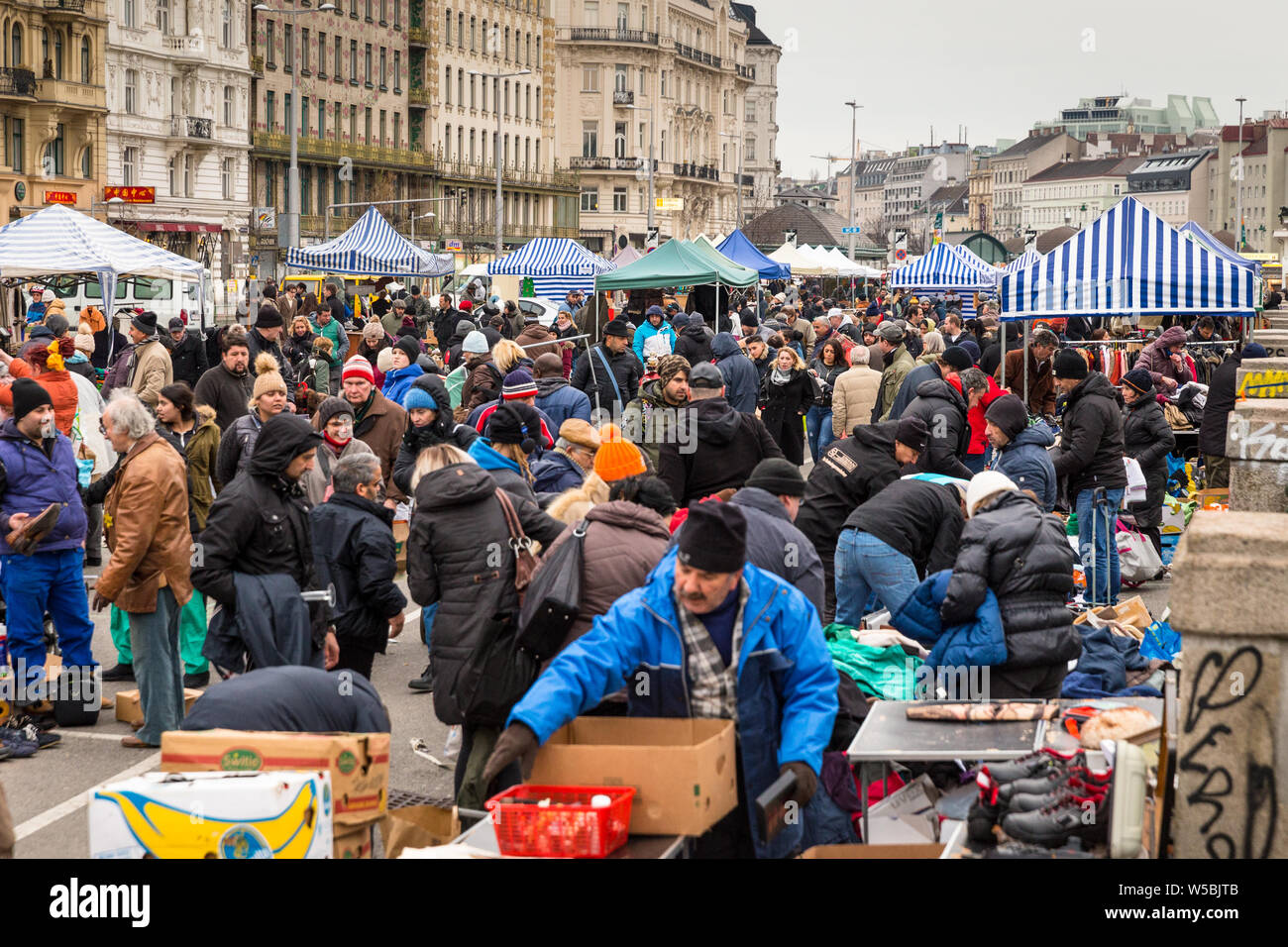 Viennas most famous market hi-res stock photography and images - Alamy