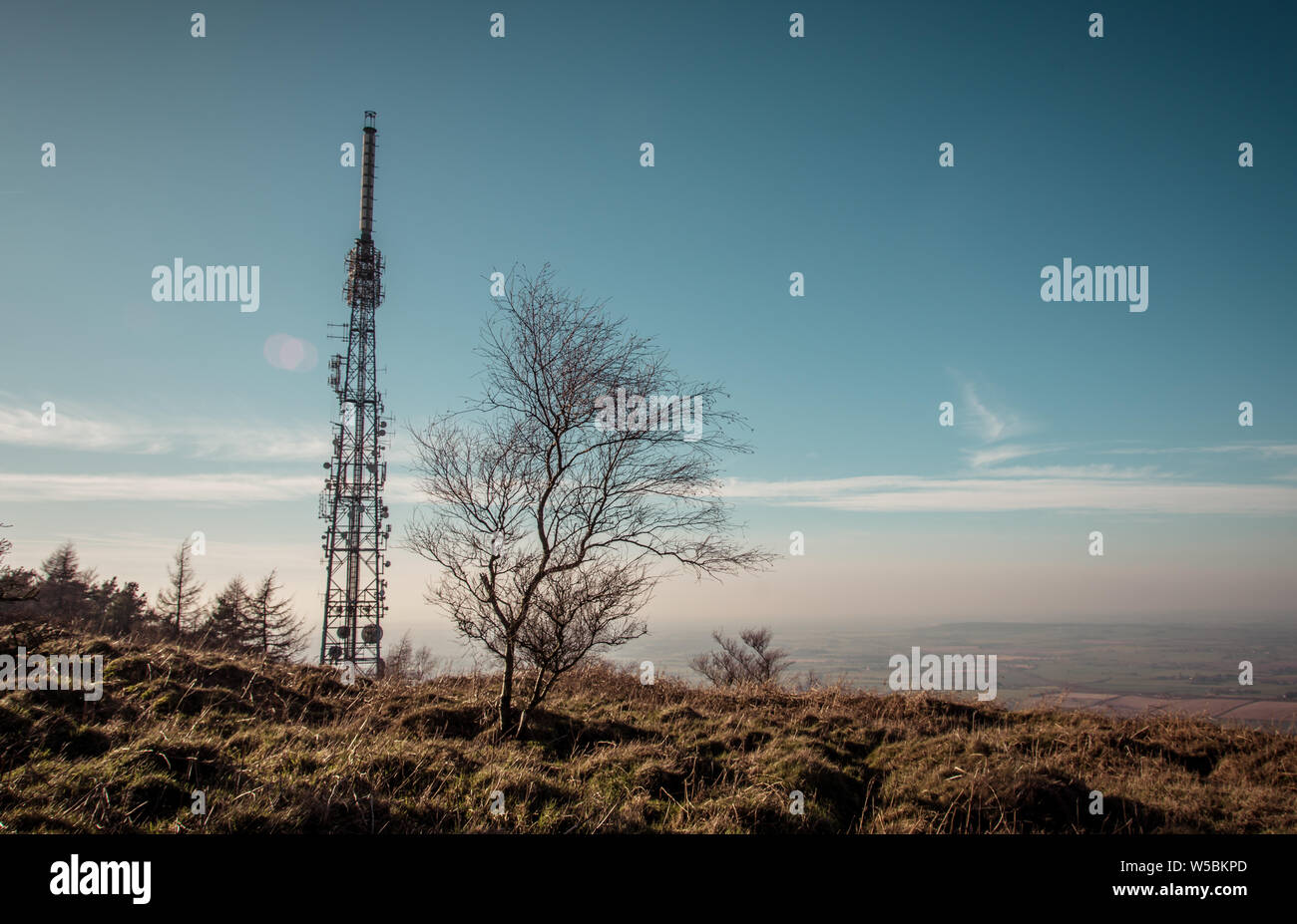 The Wrekin, Telford, Shropshire, England. Views from a beautiful hill ...