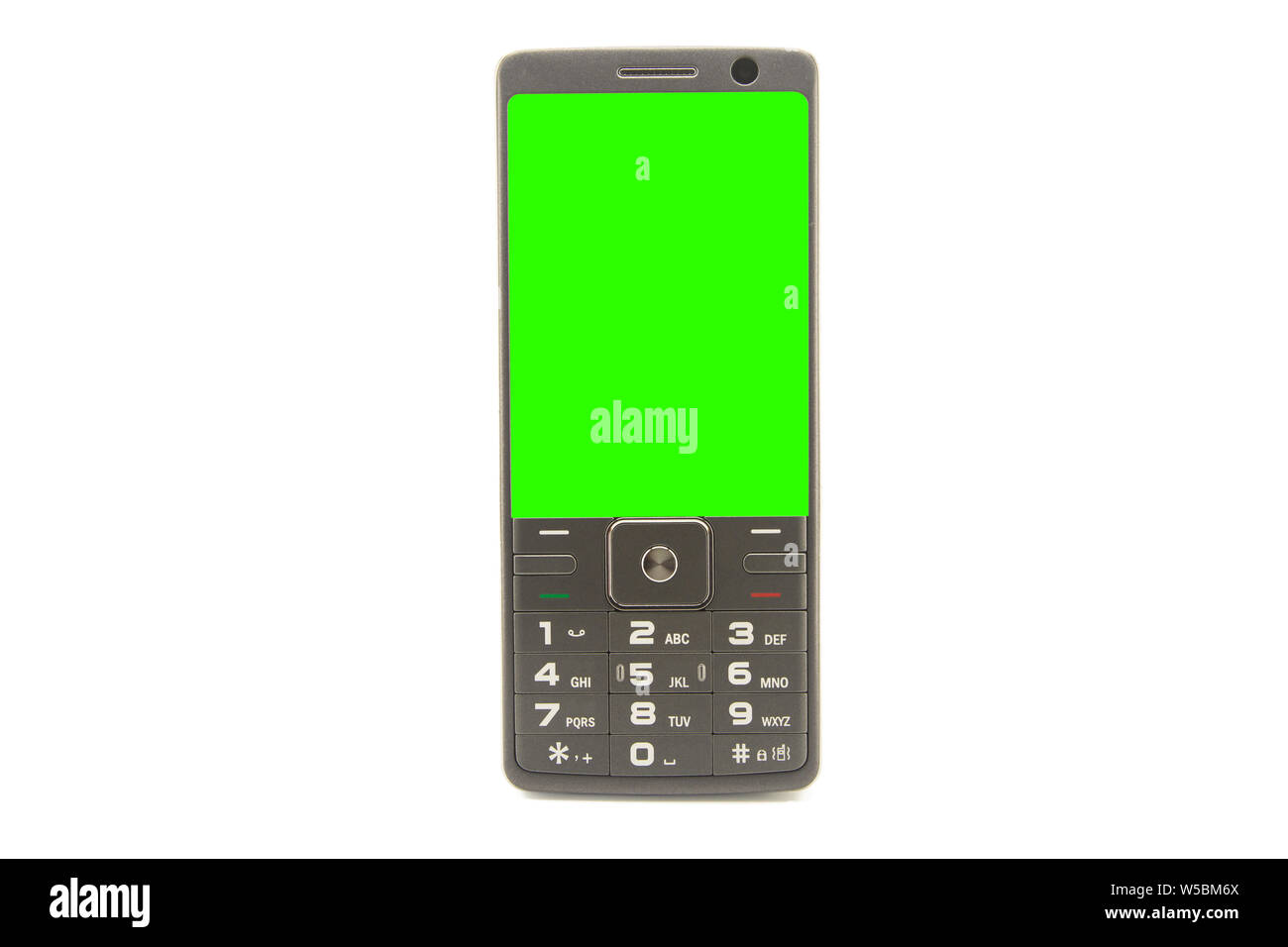 Mobile Phone keypad isolated on white background with clipping path ...