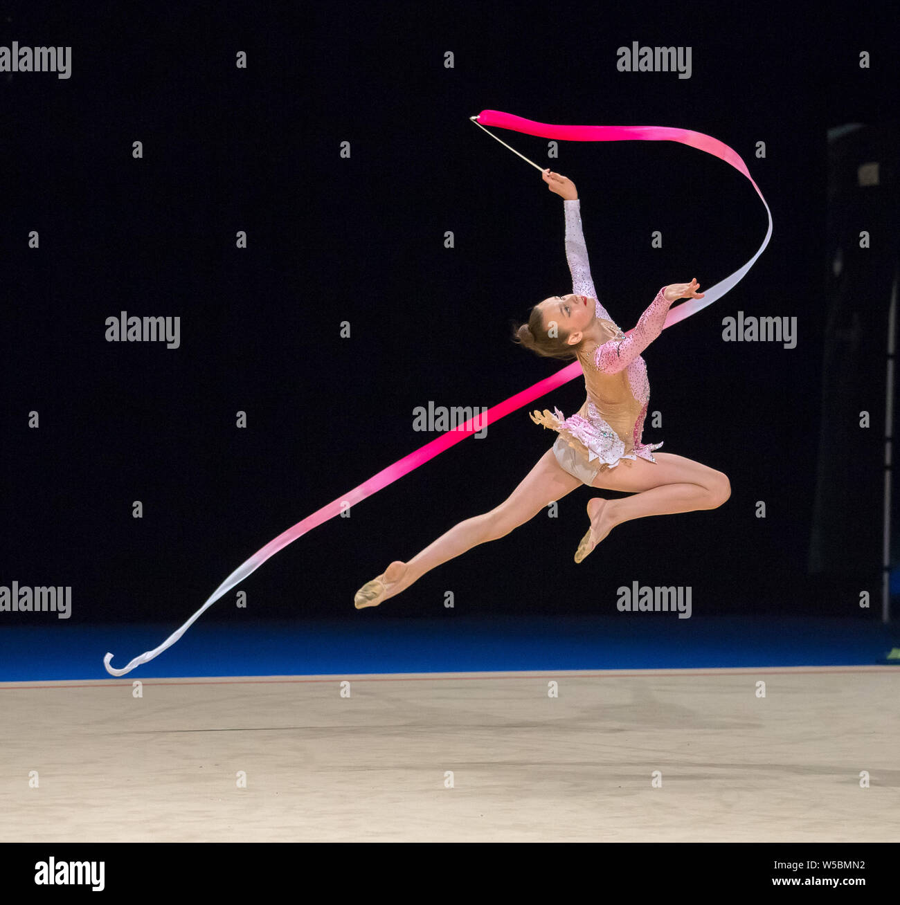 Liverpool, UK. 27th July, 2019. Rhythmic Gymnastics and Acrobatic ...