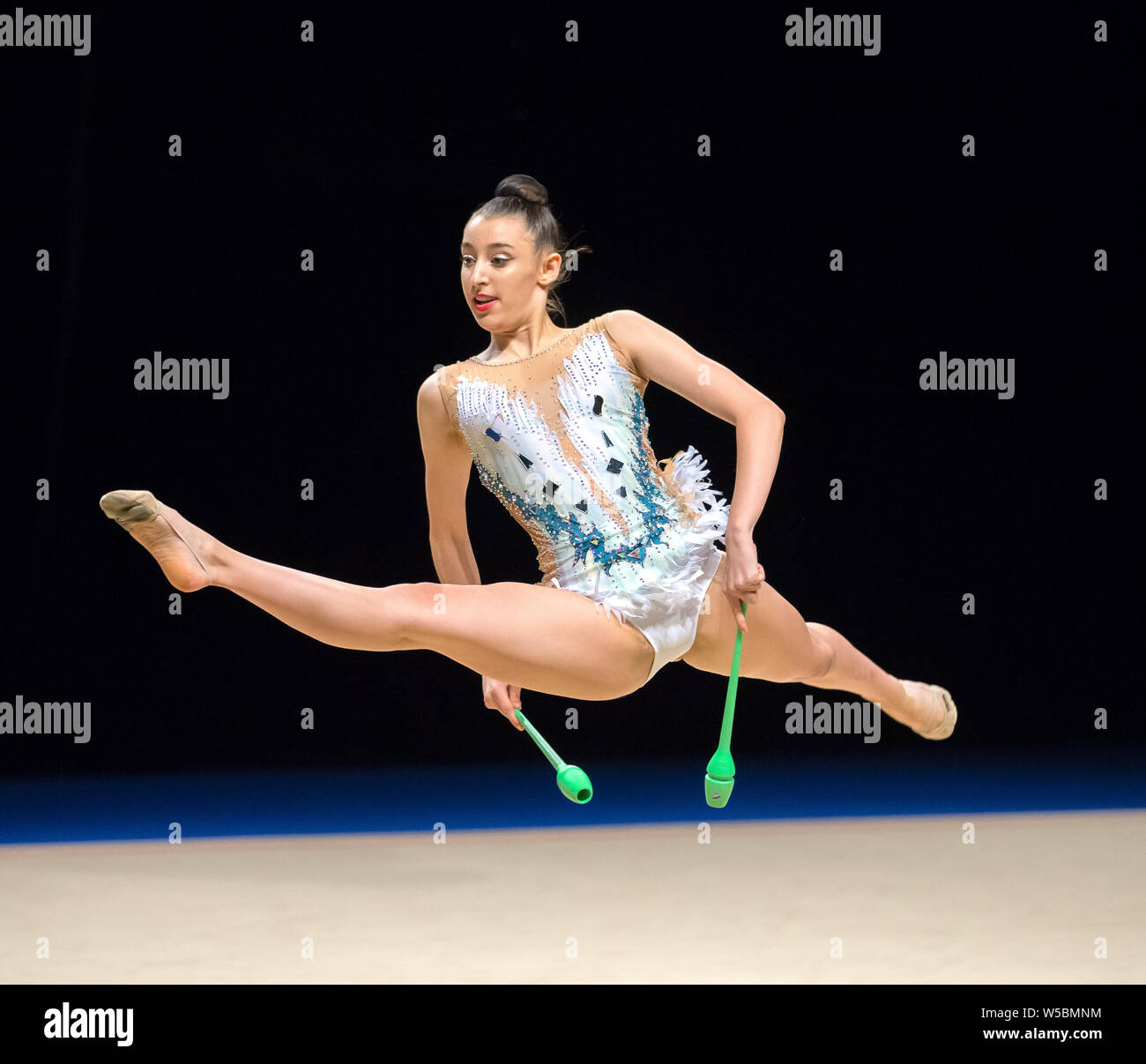 Liverpool, UK. 27th July, 2019. Rhythmic Gymnastics and Acrobatic ...