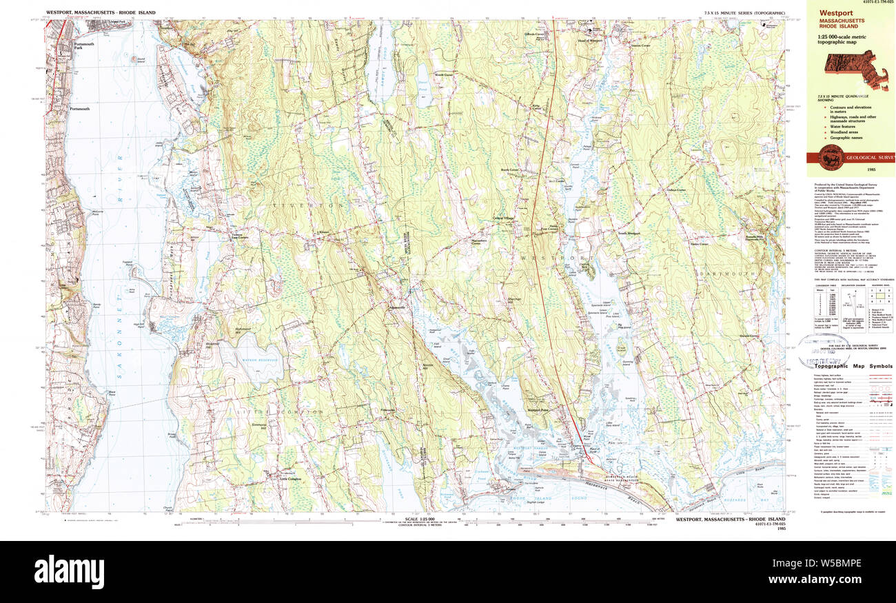 Map of westport hi-res stock photography and images - Alamy