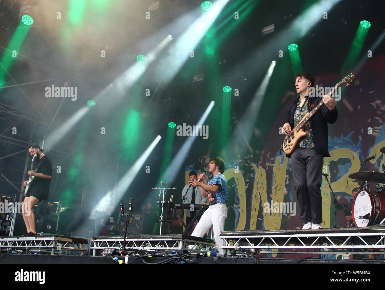 British band, Don Broco performs at Truck Music Festival - Day Two at ...