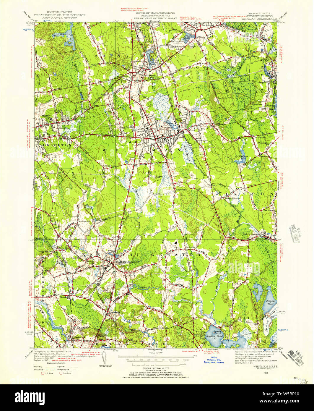 Map of whitman hi-res stock photography and images - Alamy
