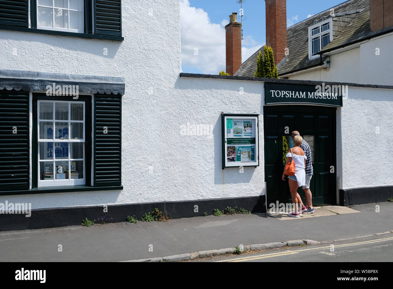 July 2019. The Topsham Museum. The museum is housed in a 17th century ...