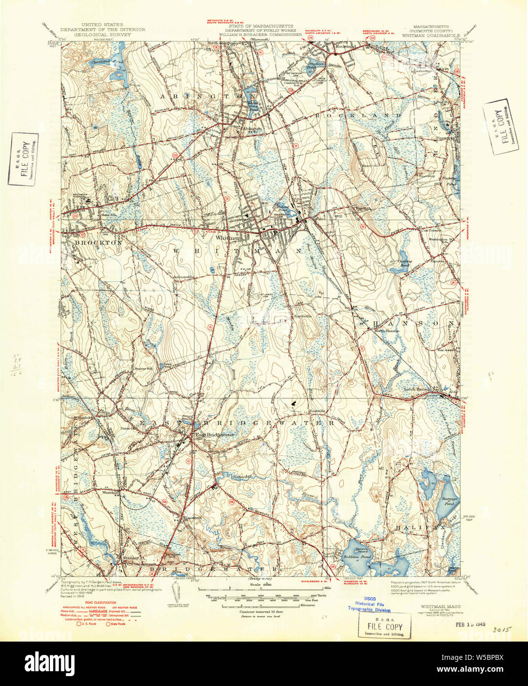 Map of whitman hi-res stock photography and images - Alamy