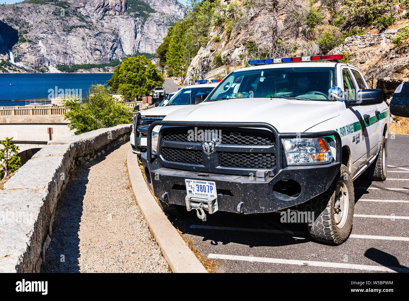 June 26, 2019 Yosemite National Park / CA / USA - US Park Ranger ...