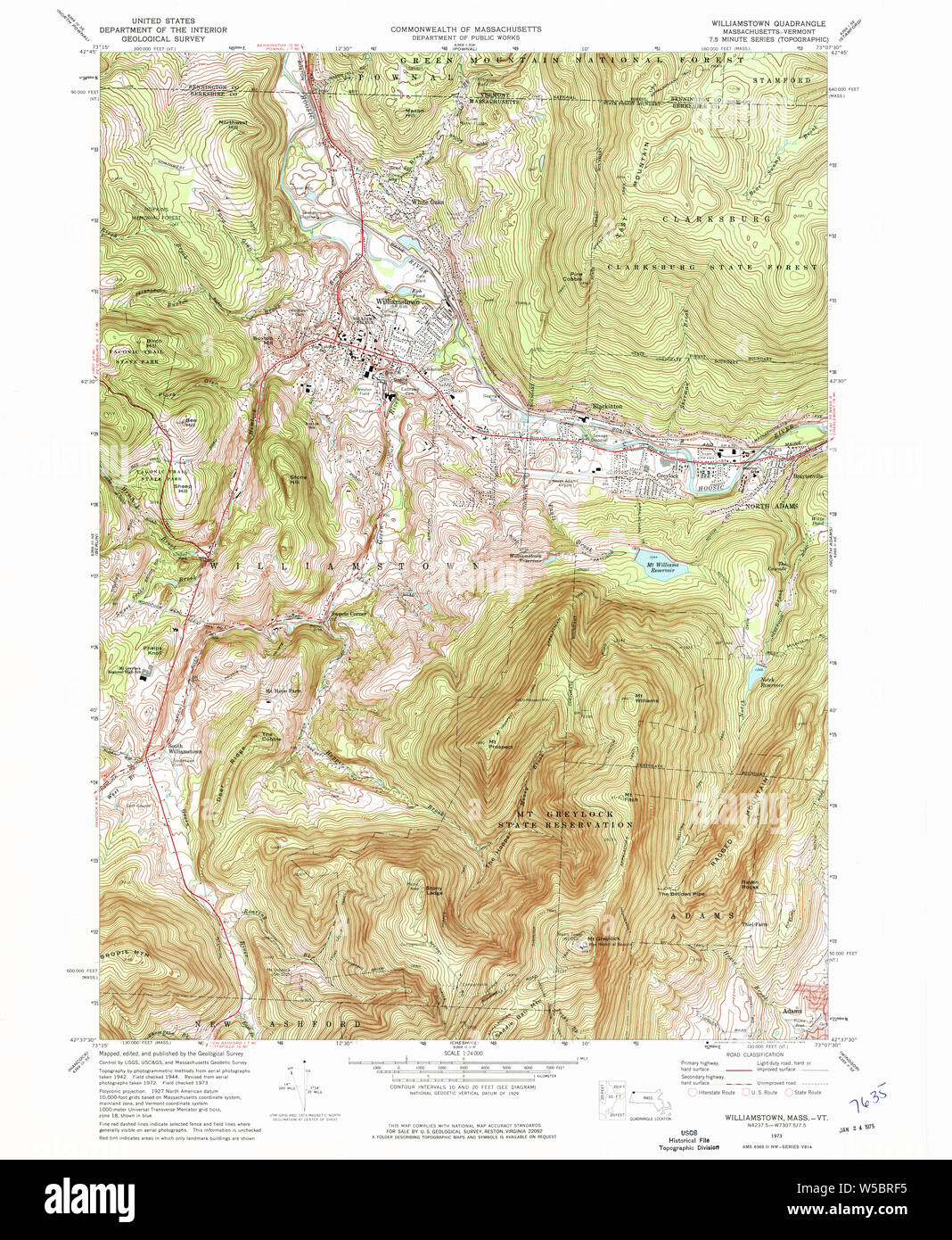 Map of williamstown hi-res stock photography and images - Alamy