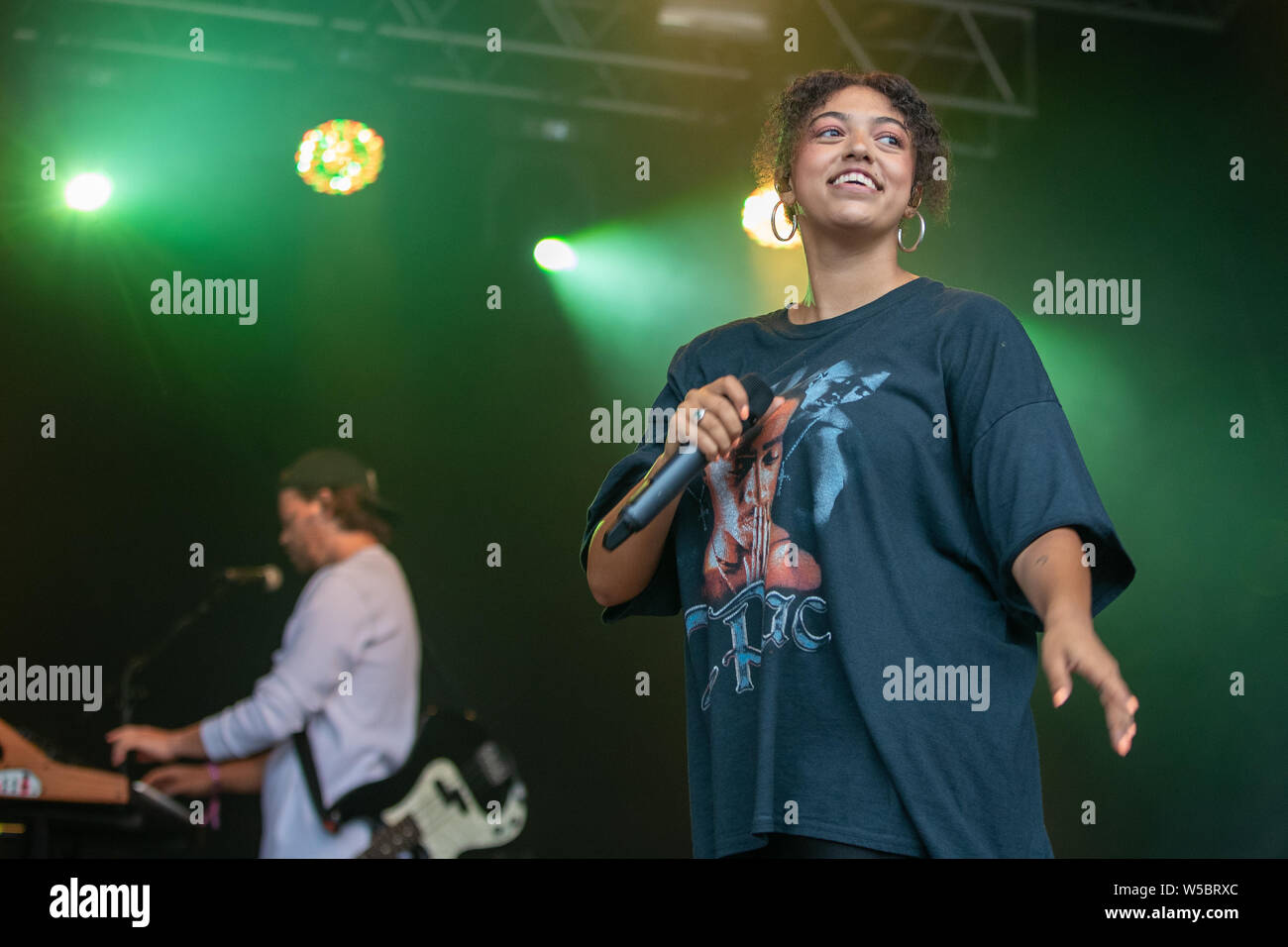 Standon, UK. Saturday 27 July 2019. Mahalia Burkmar better known by the ...