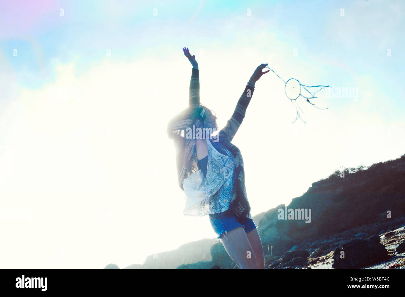 Dreamer woman hi-res stock photography and images - Alamy