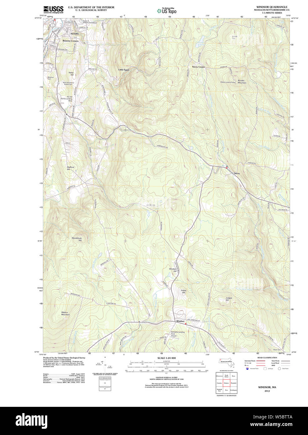 Massachusetts USGS Historical Topo Map MA Windsor 20120524 TM ... Massachusetts USGS Historical Topo Map MA Windsor 20120524 TM ...