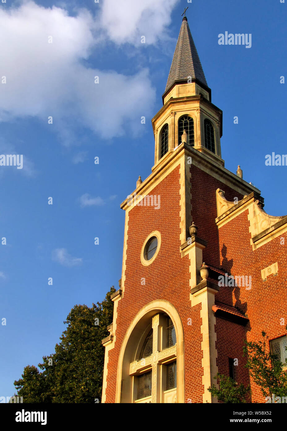 St Francis of Assisi Catholic Church stands in the center of Oklahoma ...