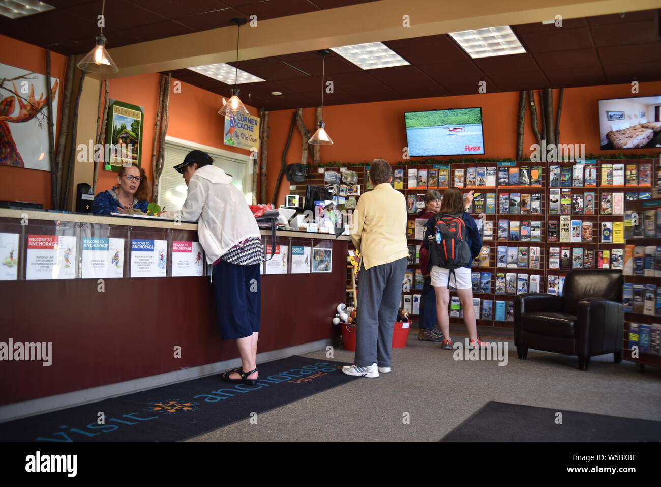 Visit anchorage information center hi-res stock photography and images ...