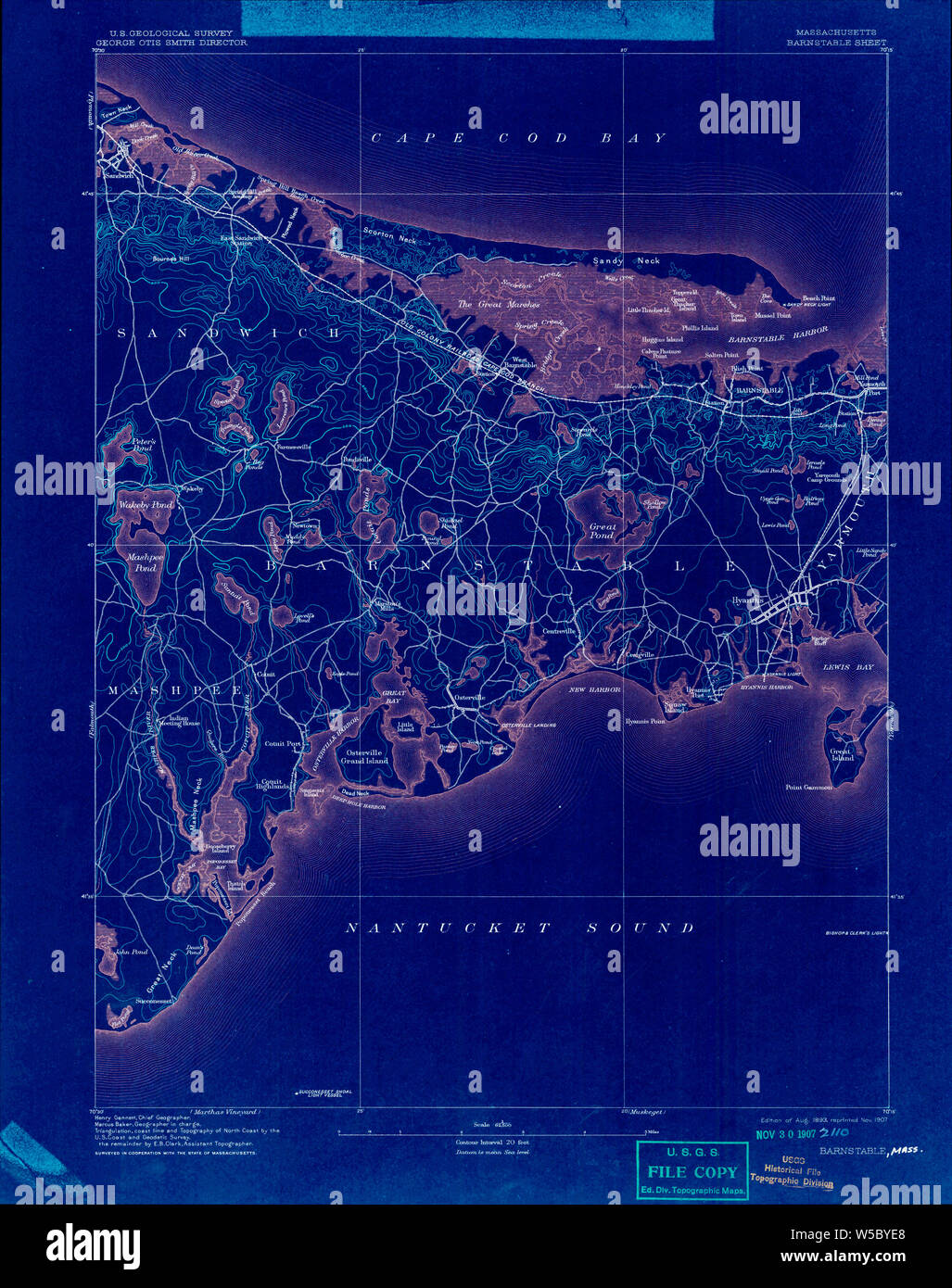 Map of barnstable hi-res stock photography and images - Alamy