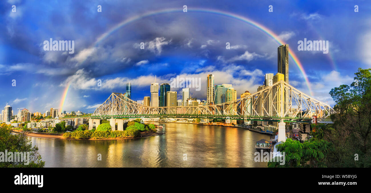 Brisbane panorama hi-res stock photography and images - Alamy