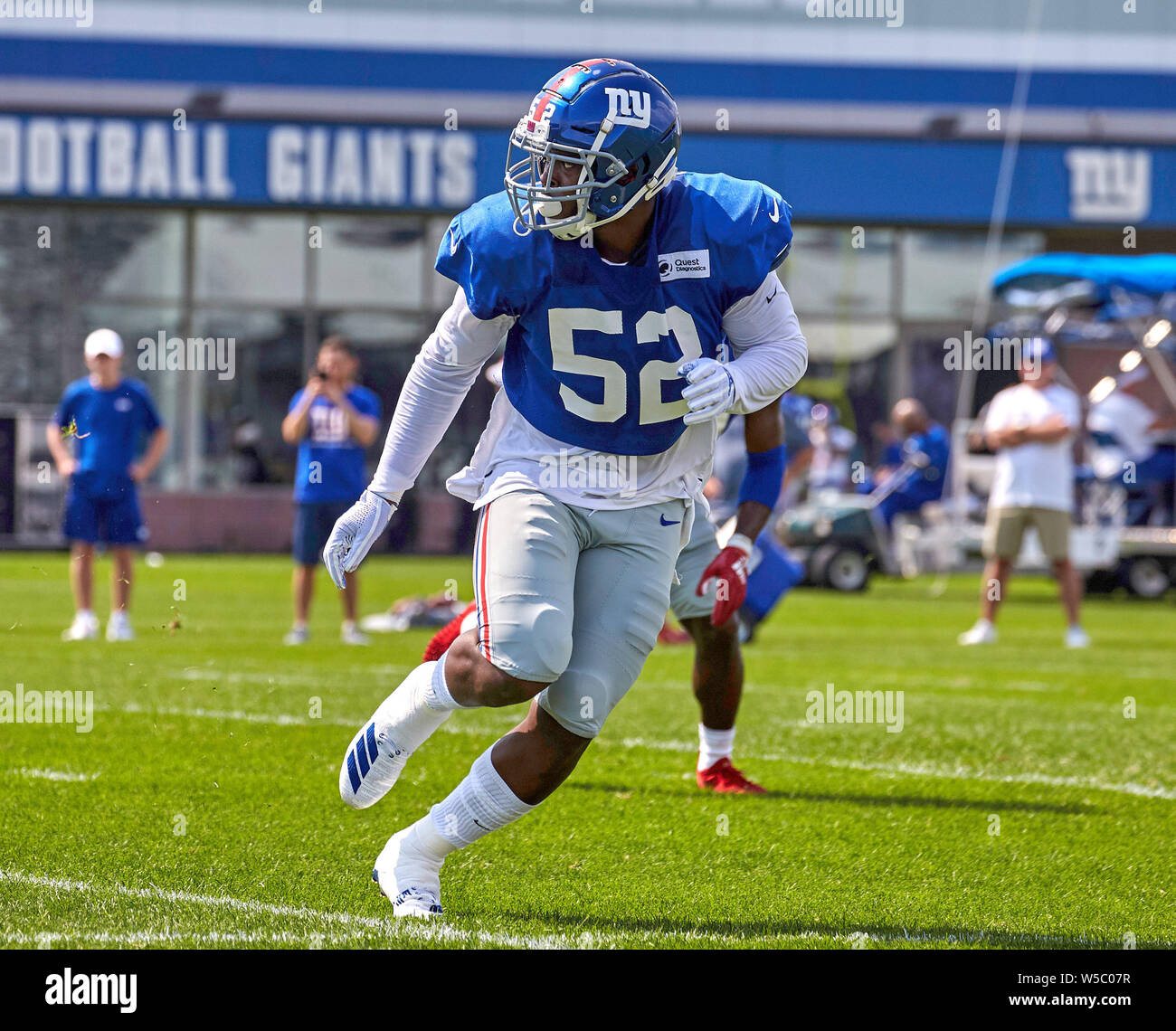 East Rutherford, New Jersey, USA. 27th July, 2019. New York Giants ...