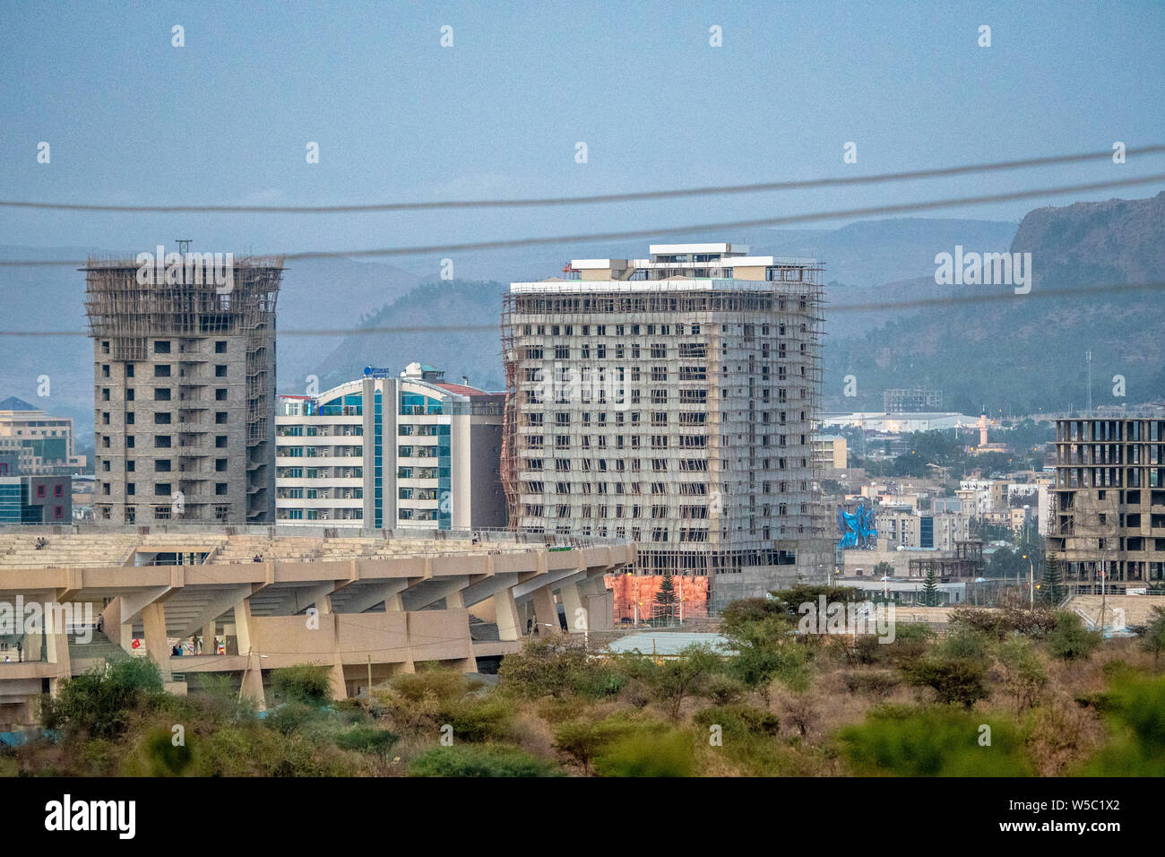 Buildings under construction, Mekele, Ethiopia. Mekele, Ethiopia Stock ...