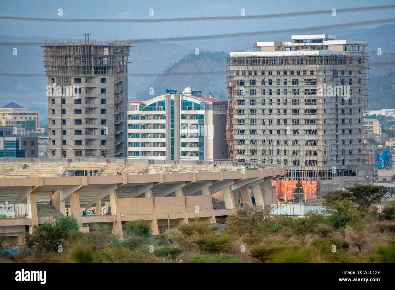 Buildings under construction, Mekele, Ethiopia. Mekele, Ethiopia Stock ...