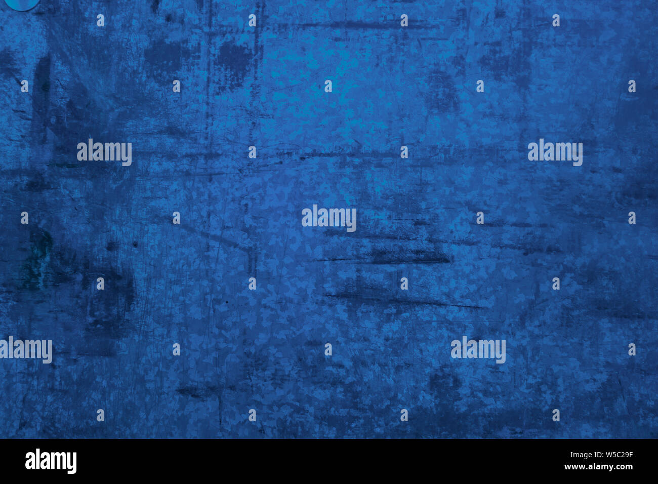 blue stained Patterned Galvanized Steel surface distressed and ...