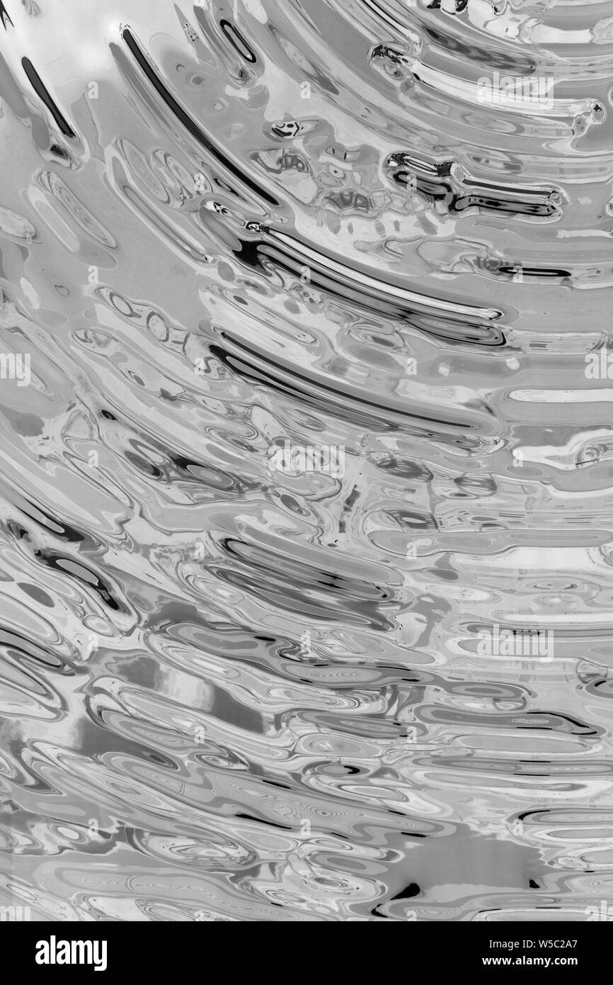 Silver grey rippled wavy alloy background backdrop Stock Photo - Alamy