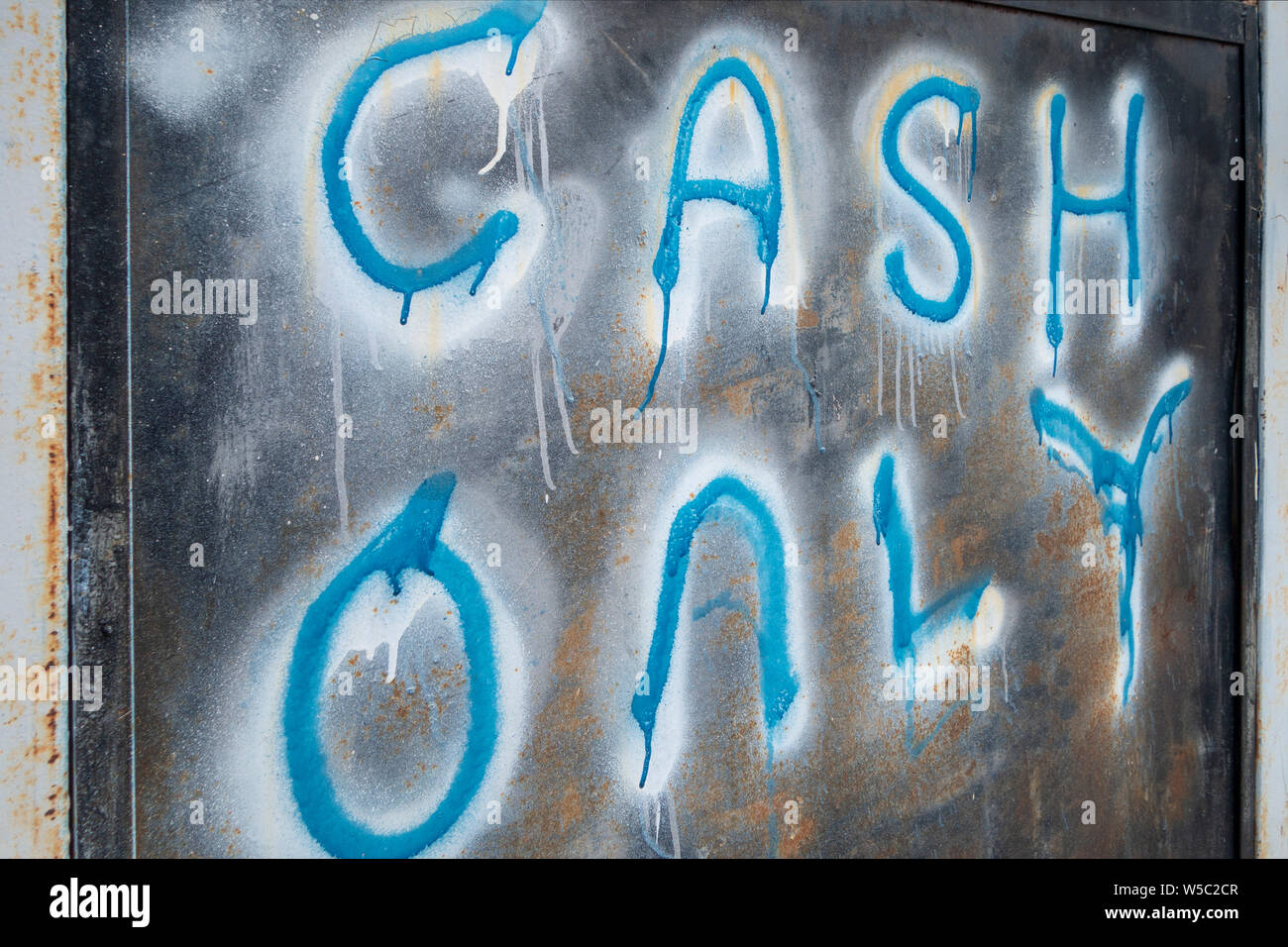 White painted letters hi-res stock photography and images - Alamy