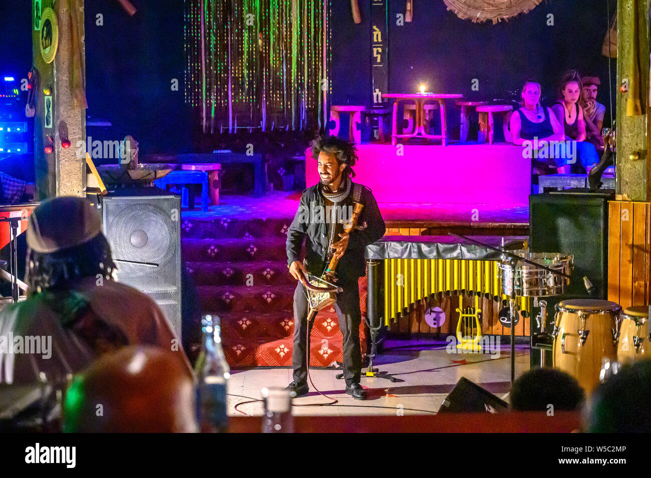 Ethiojazz and the African Jazz Village , Addis Ababa, Ethiopia Stock ...