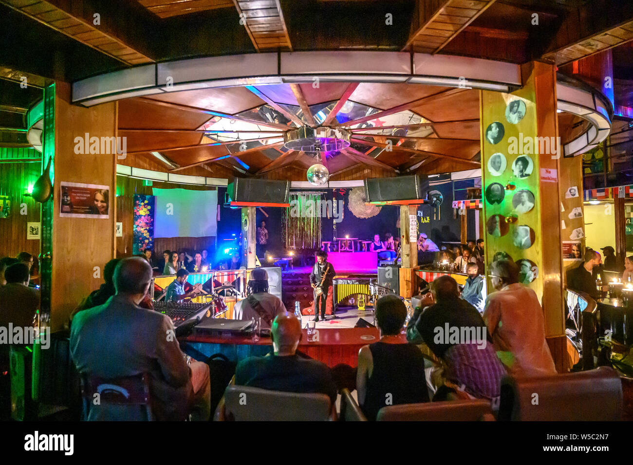 Ethiojazz and the African Jazz Village , Addis Ababa, Ethiopia Stock ...