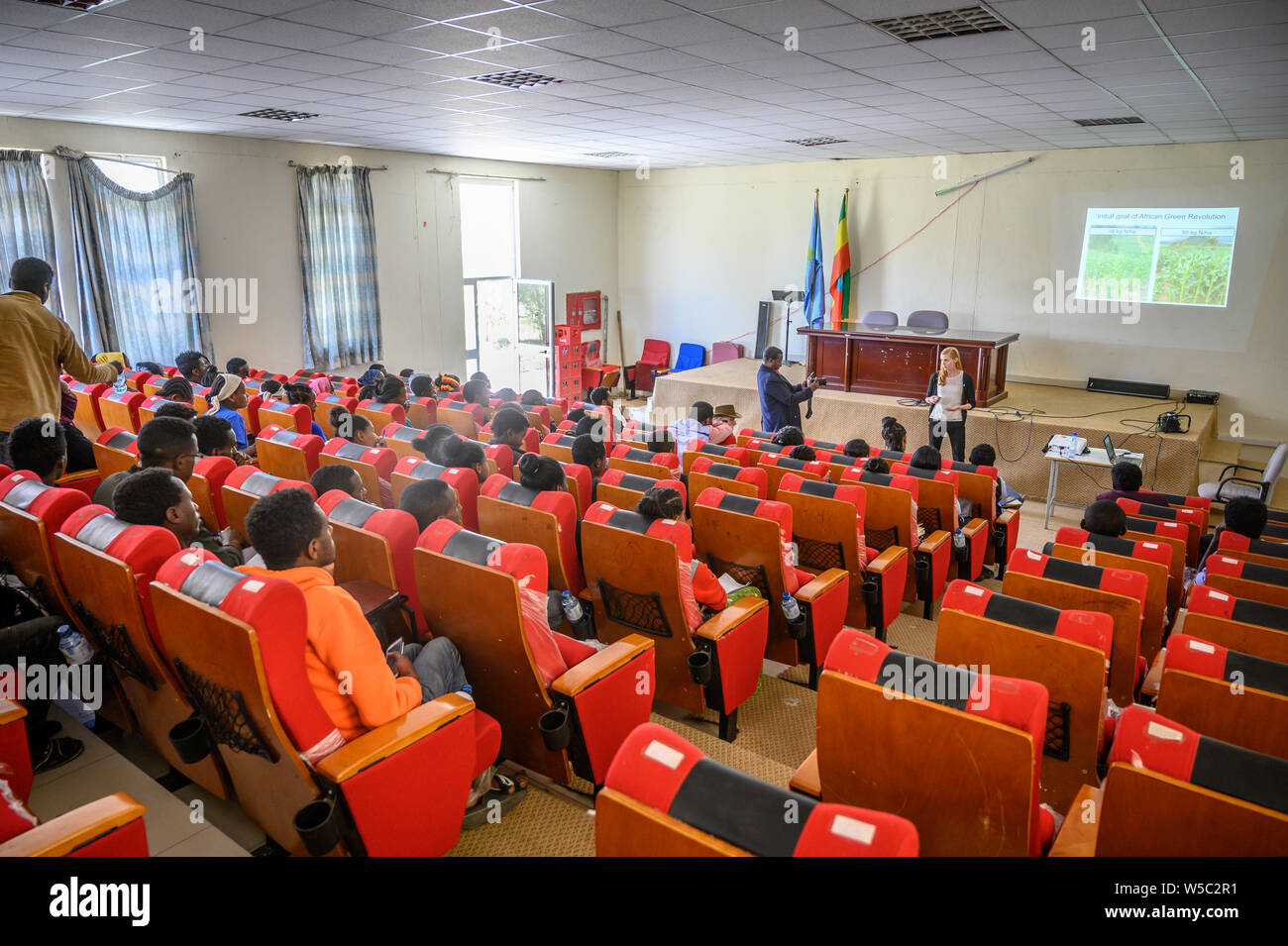 A guest speaker at Debre Berhan University, Debre Berhan, Ethiopia ...