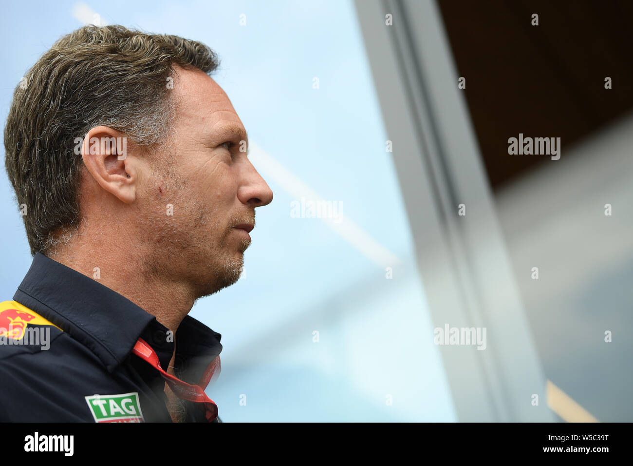 Christian horner f1 paddock hi-res stock photography and images - Alamy